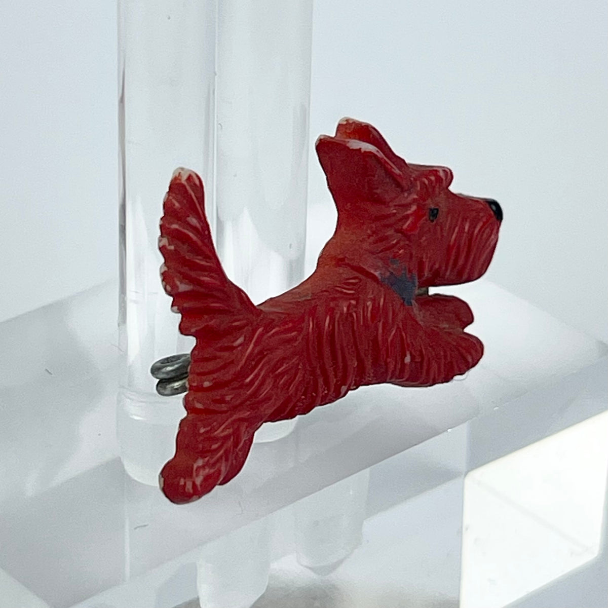 Original 1940's Teeny Weeny Red Scottie Dog Brooch – 1940s Style For You